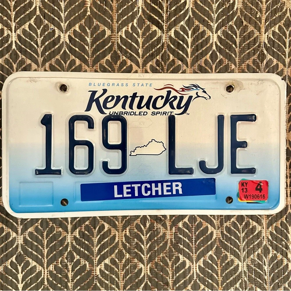 Wall Decor | Kentucky Bluegrass State Unbridled Spirit Letcher License ...